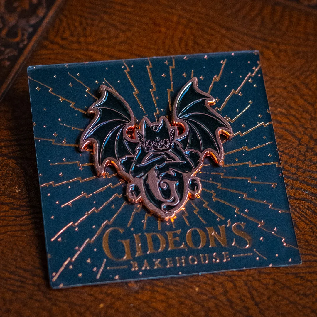 Gideon’s Copper Gargoyle Pin - Gideon's Merch