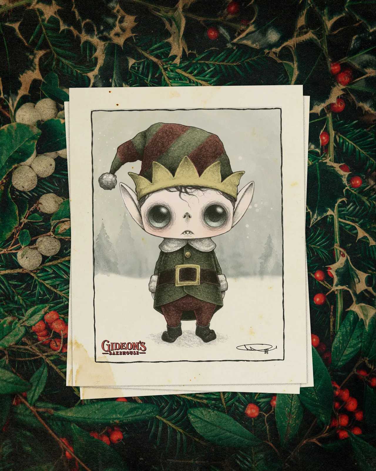 Orin the Littlest Elf Art Print - Gideon's Merch