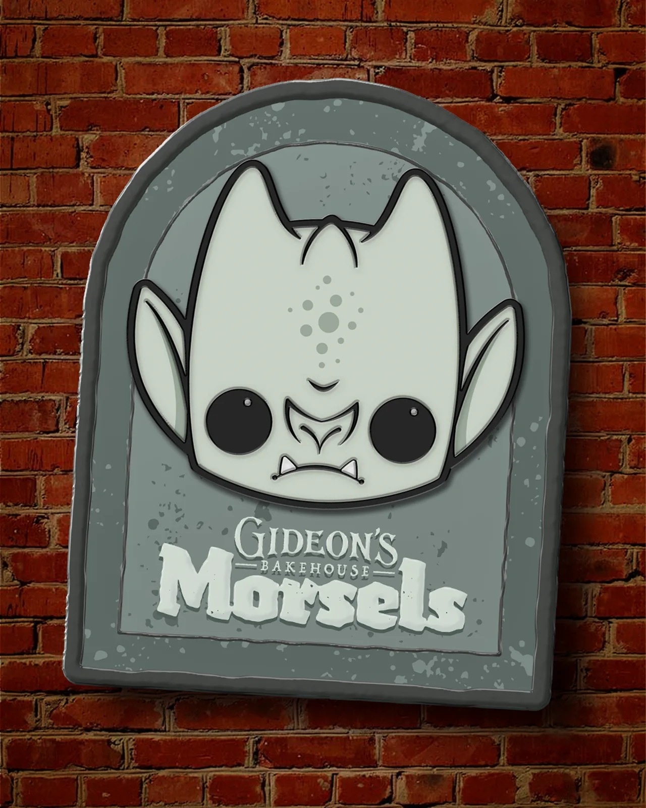 Morsels Gargoyle Pin - Gideon's Merch
